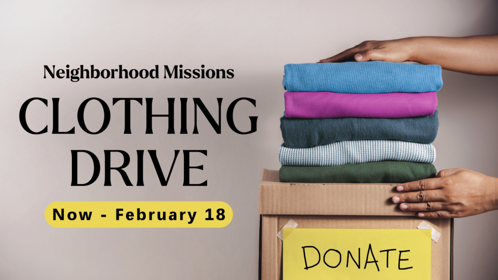 Clothing Drive - Covenant Park Church