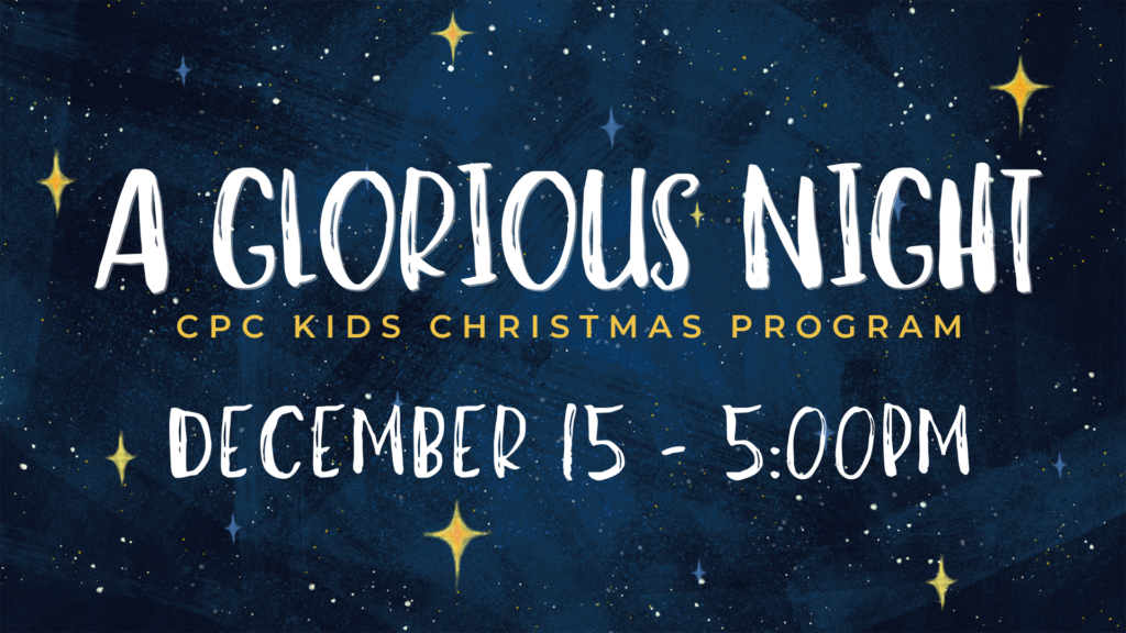 Kids Christmas Program - Covenant Park Church